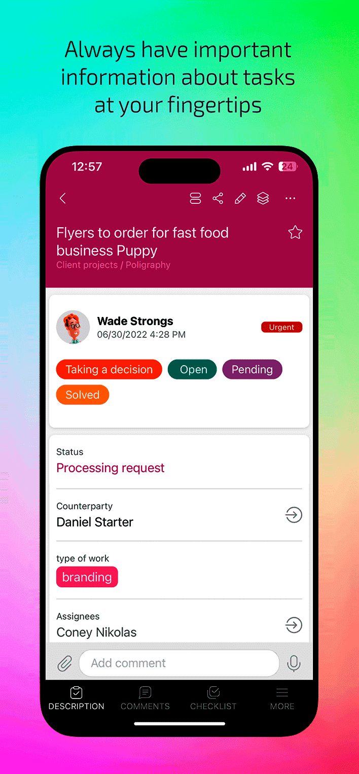 Planfix Mobile app for iOS and Android Devices in 2025